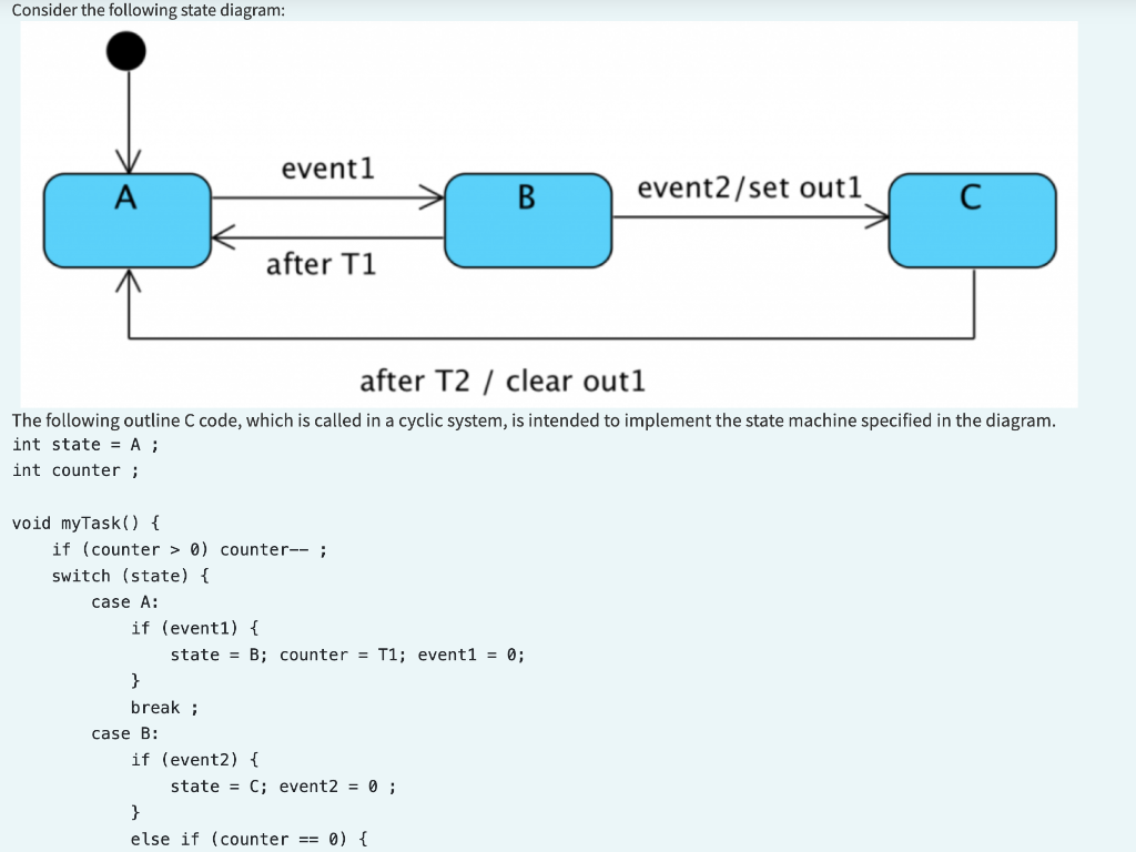 Solved he following outline C code, which is called in a | Chegg.com