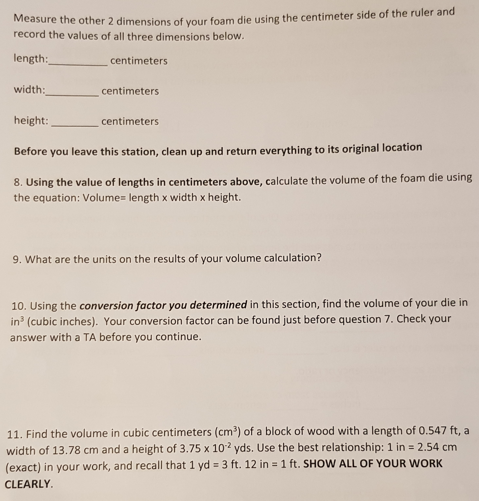 Solved Place it on a balance and press the tare (zero) | Chegg.com