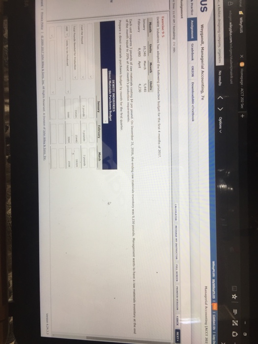 Solved ACCT 202 Sec (ACCT 202 US anuary Febnaary 5,440 4,230 | Chegg.com