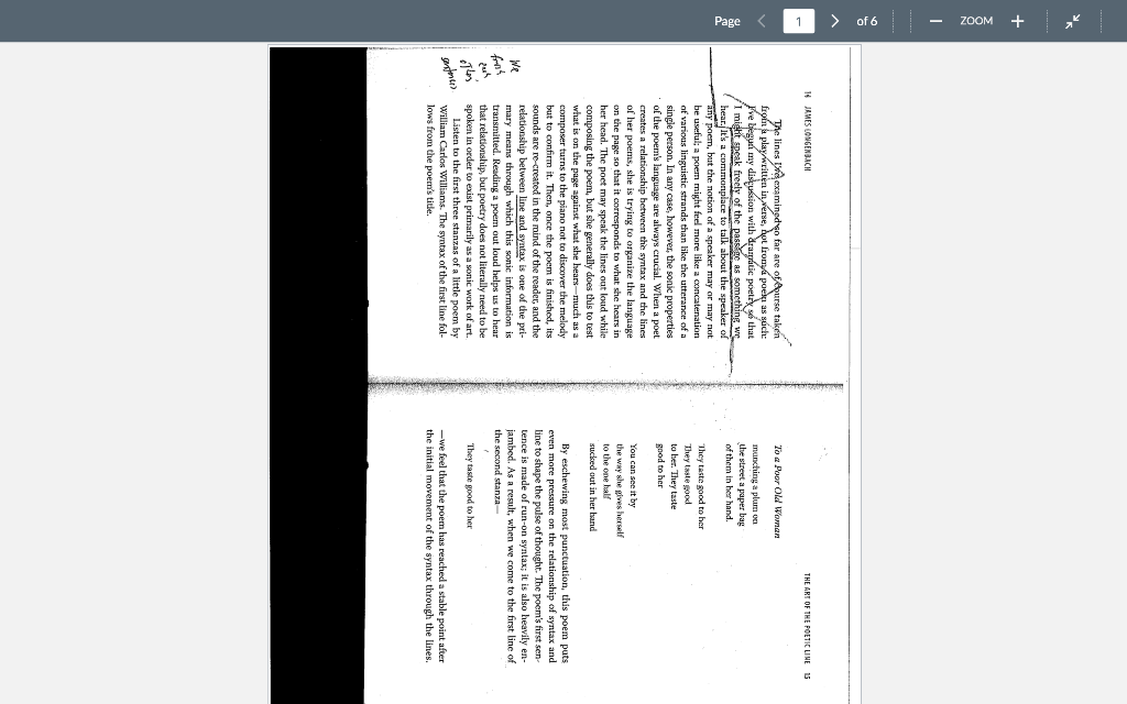 Write a free verse poem Free verse is non-rhyming and | Chegg.com