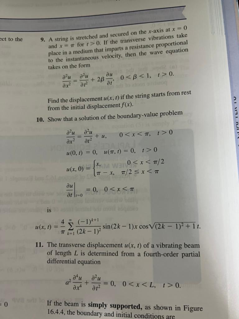 Solved ect to the 9. A string is stretched and secured on | Chegg.com