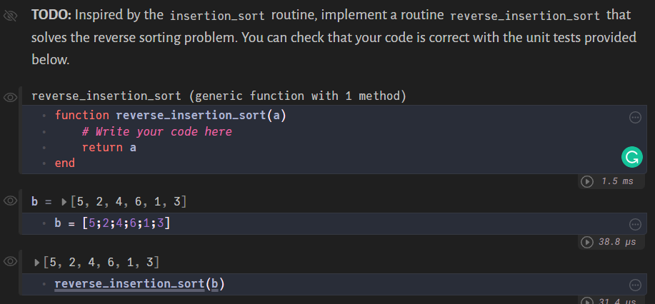 Solved Inspired by the insertion_sort routine, implement a | Chegg.com Solved Inspired by the insertion_sort routine, implement a | Chegg.com