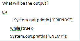 Solved What will be the output? do | Chegg.com