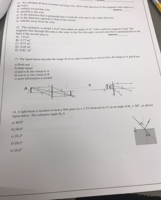 Solved At a distance R from a current carrying wire, what is | Chegg.com