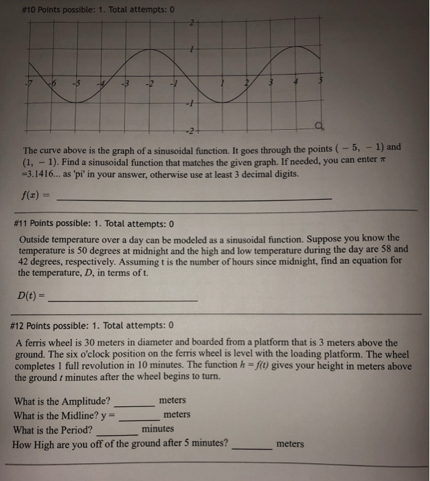 Solved #10 Points possible: 1, Total attempts: 0 The curve | Chegg.com