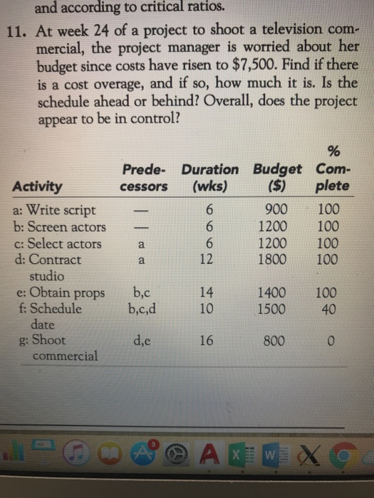 Solved and according to critical ratios. 11. At week 24 of a | Chegg.com