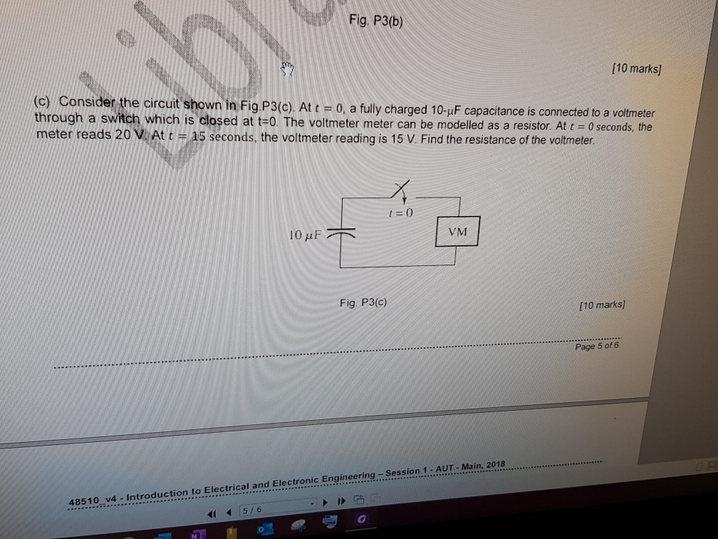 Solved (a) Calculate the time constant and the transfer | Chegg.com