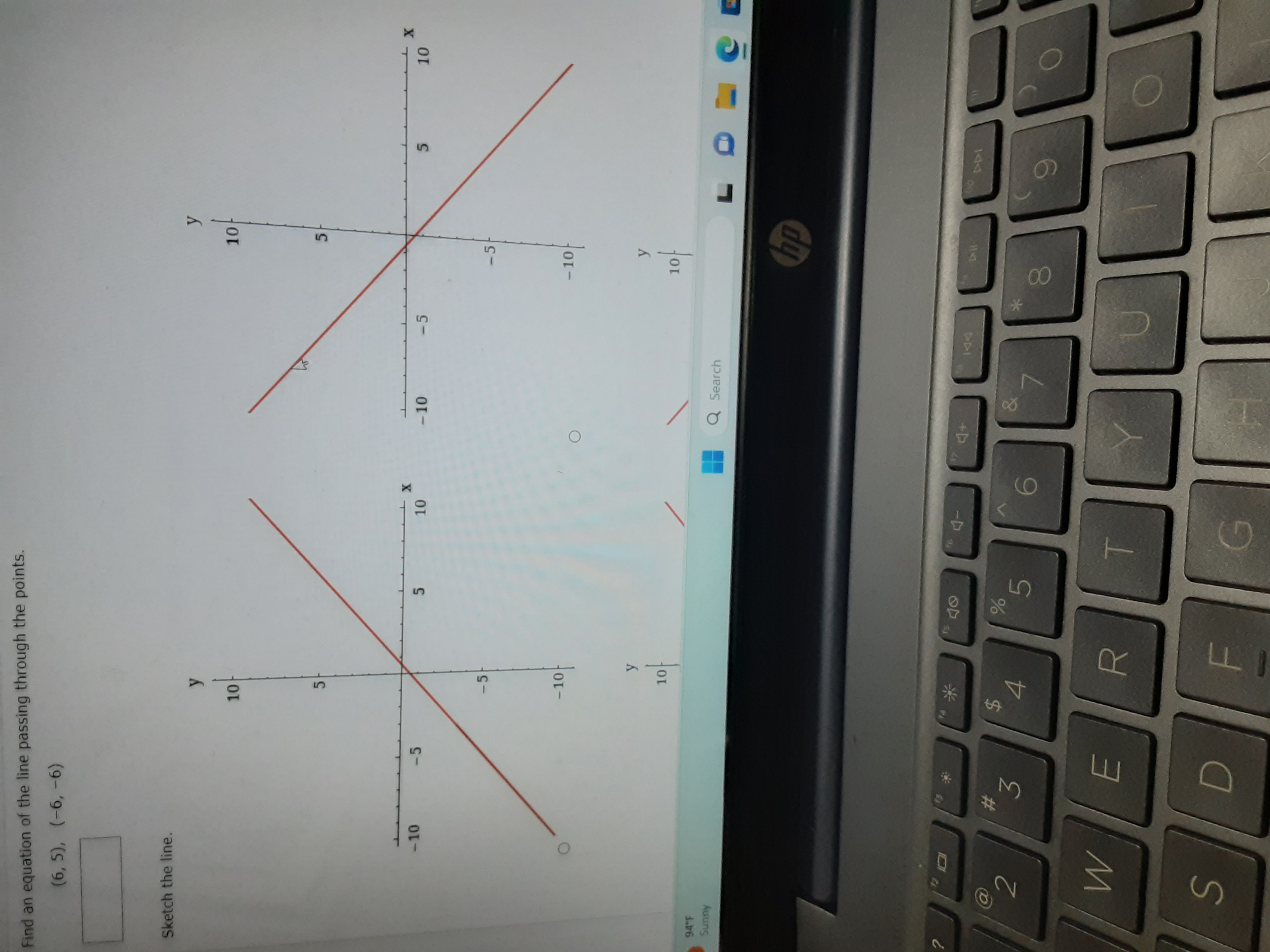 Solved Find An Equation Of The Line Passing Through The