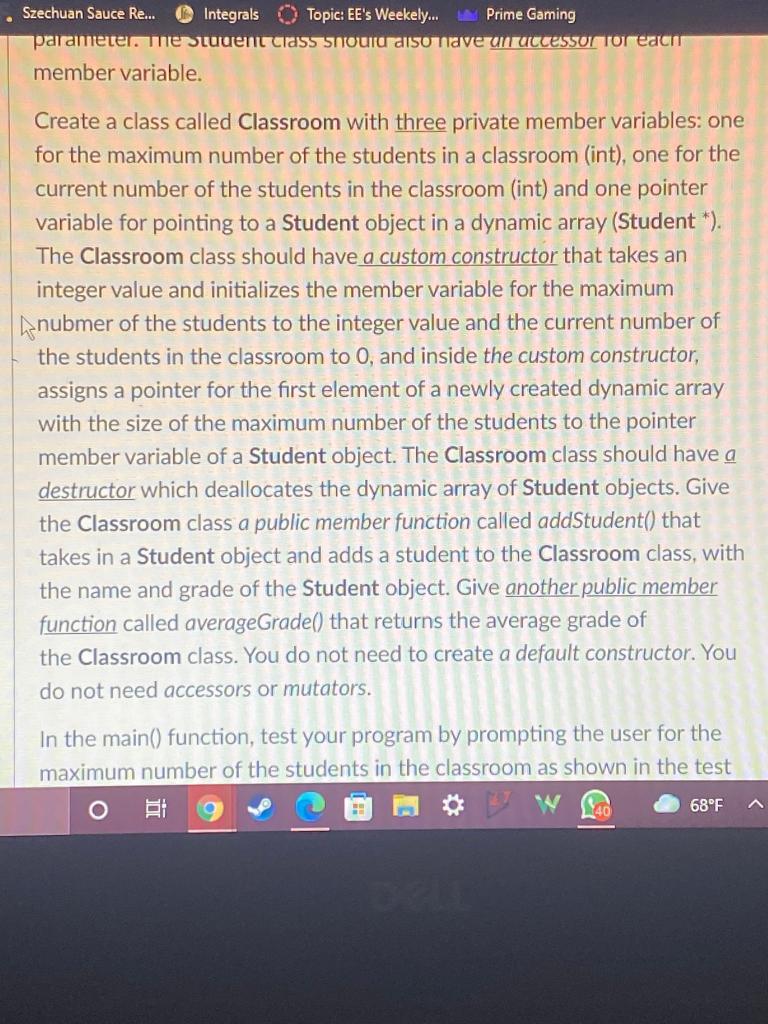 Solved UCCION opos Write a C++ program to store information | Chegg.com