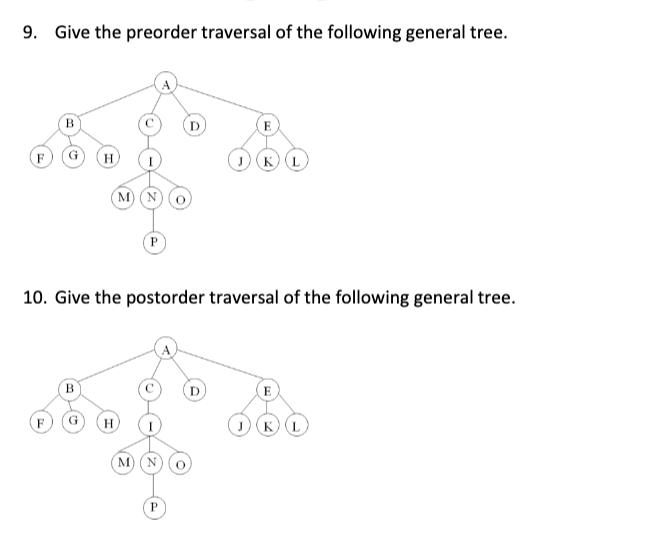 Solved 2. Show the contents of the stack as an inorder | Chegg.com