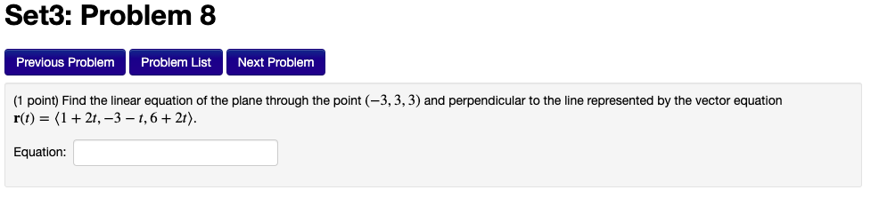 Solved Set3: Problem 8 Previous Problem Problem List Next | Chegg.com