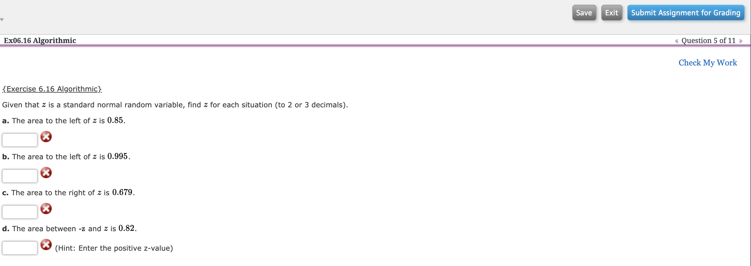 Solved Save Exit Submit Assignment for Grading Ex06.16 | Chegg.com