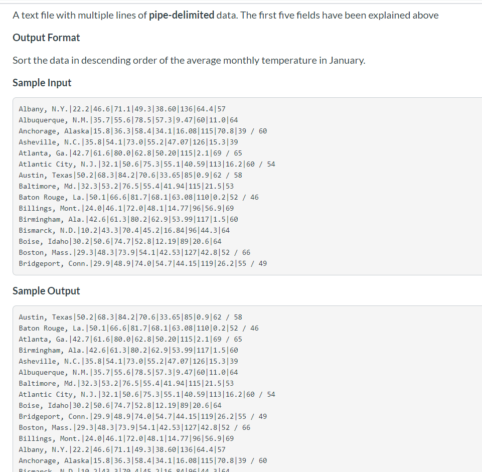 A text file with multiple lines of pipe-delimited | Chegg.com