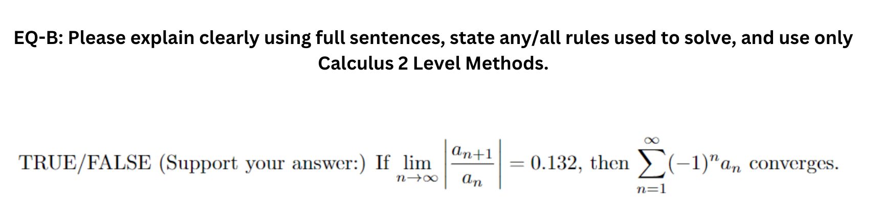 EQ-B: Please explain clearly using full sentences, | Chegg.com