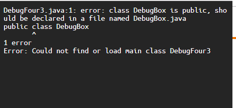 Solved I am getting an error .... public class DebugBox { | Chegg.com