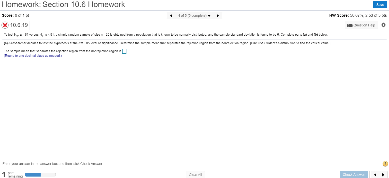 Solved Homework Section 10 6 Homework Save Score 0 Of 1 Pt