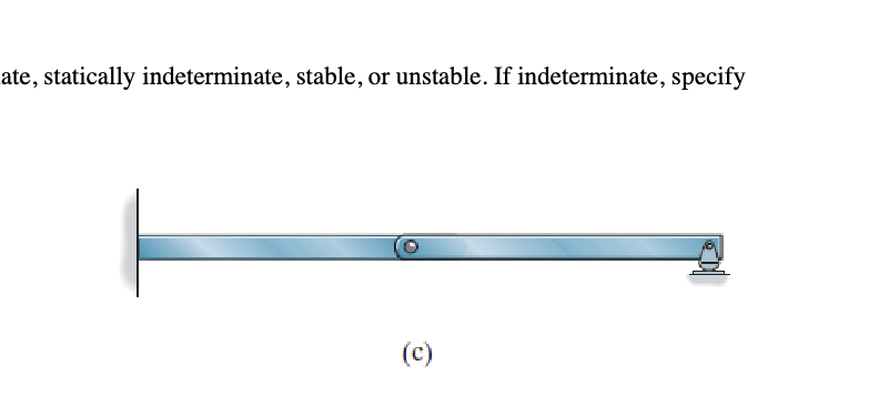Solved Classify each of the structures as statically | Chegg.com