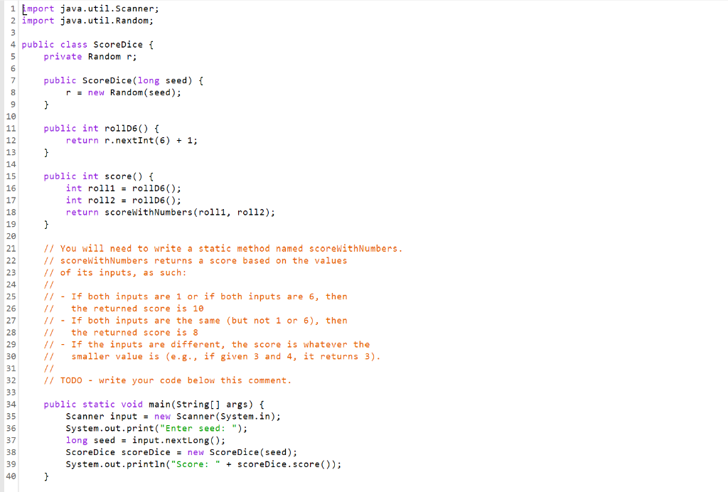 Solved 1 tmport static org.junit. Assert.assertEquals; 2 | Chegg.com