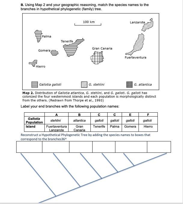 Solved B Using Map 2 And Your Geographic Reasoning Match