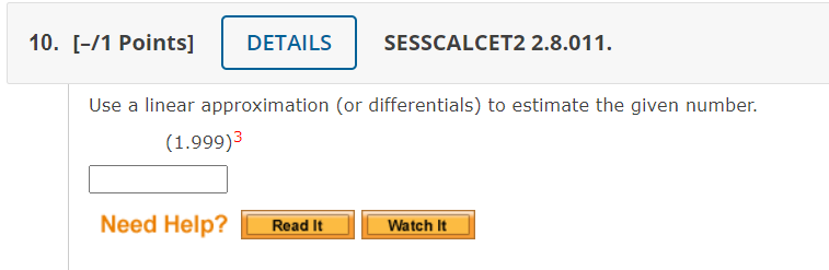 Solved Use A Linear Approximation Or Differentials To