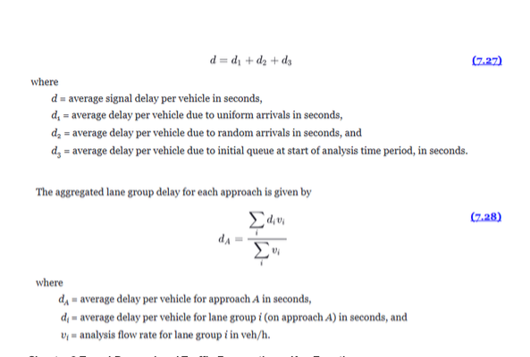 Solved Problem 3: Chapter 7 Signalized Intersection Average | Chegg.com