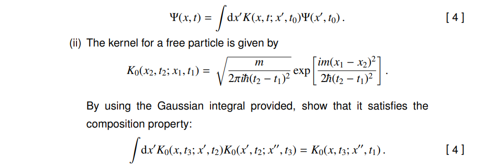 Solved 3. (a) Consider a non-relativistic, free particle of | Chegg.com