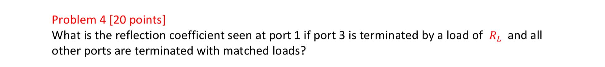Solved A four-port network has the scattering matrix shown | Chegg.com