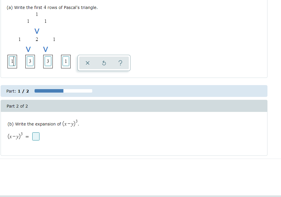 Solved (a) Write the first 4 rows of Pascal's triangle. | Chegg.com