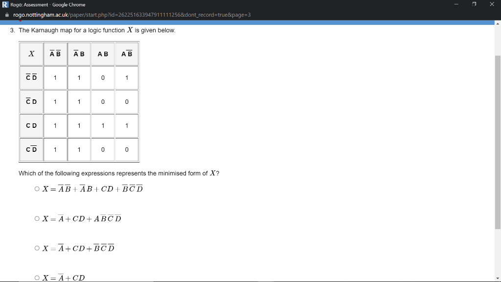 Solved R Rogo: Assessment - Google Chrome | Chegg.com