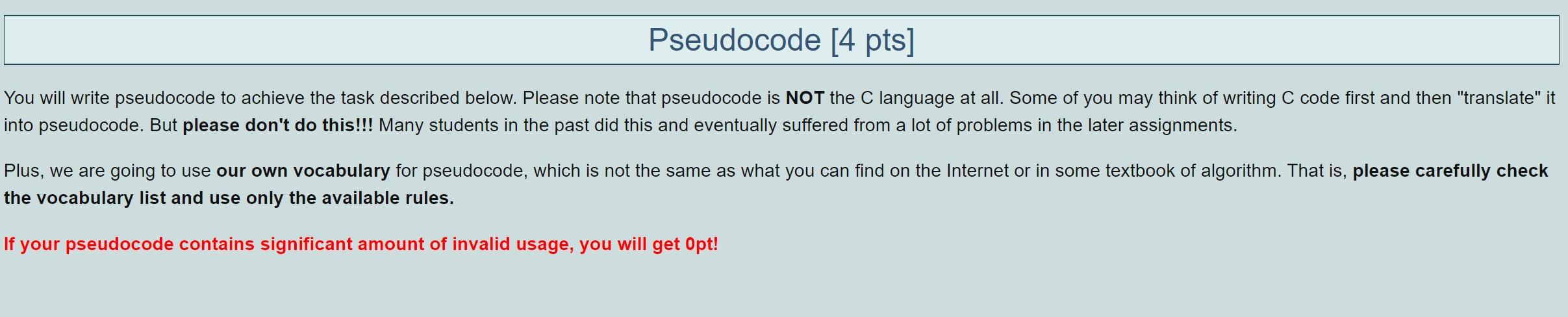 Solved Pseudocode 4 Pts You Will Write Pseudocode To 7803