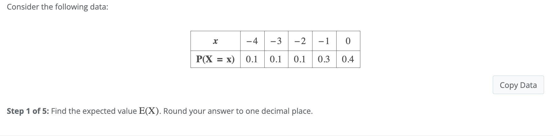 Step 2 of 5:Find the variance. Round your answer to | Chegg.com