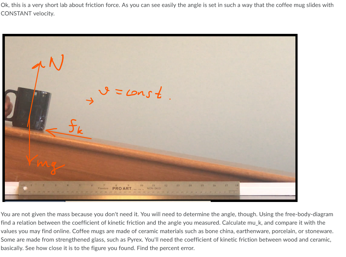 Solved Ok, this is a very short lab about friction force. As | Chegg.com