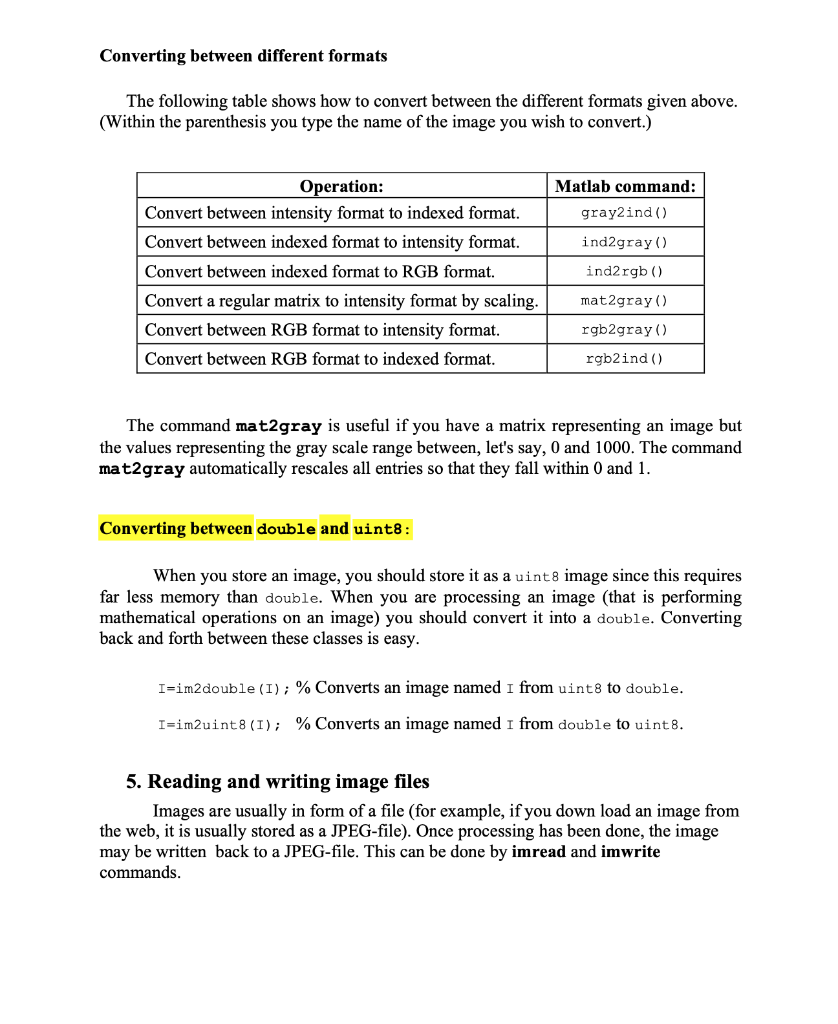 Solved EELE 5110 Digital Image Processing Lab. Lab. 2 Basic | Chegg.com