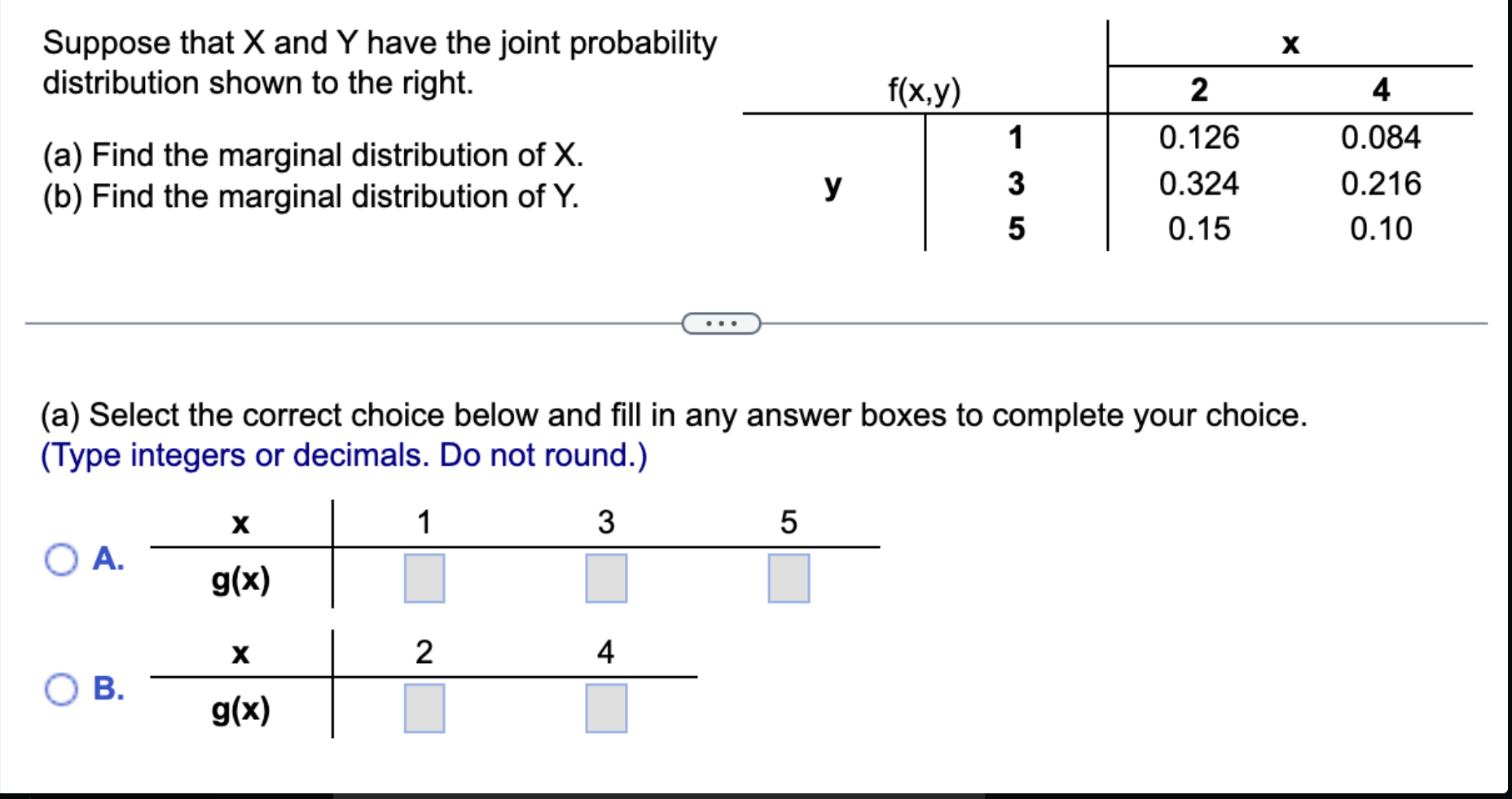 Solved Suppose that X and Y have the joint probability | Chegg.com