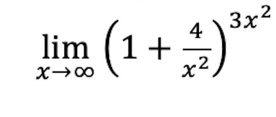 Solved limx→∞(1+x24)3x2 | Chegg.com