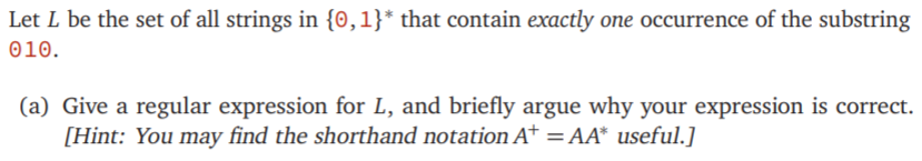 Solved Let L be the set of all strings in {0,1}* that | Chegg.com