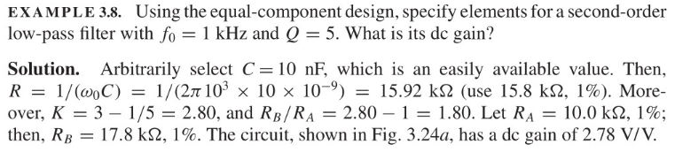 Solved Example 38 Using The Equal Component Design 4919
