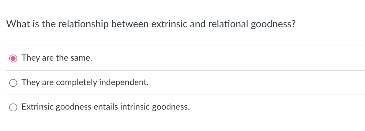 Solved What is the relationship between extrinsic and | Chegg.com