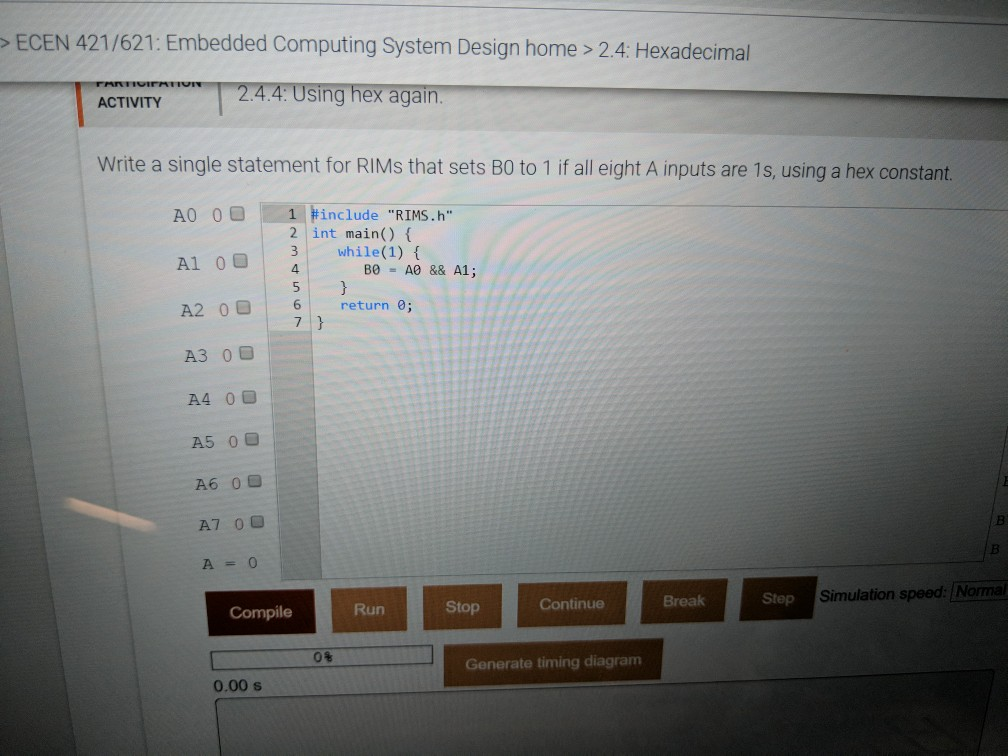 Solved ECEN 421/621: Embedded Computing System Design home > | Chegg.com