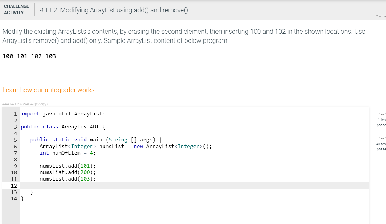 Solved USING THE GIVEN CODE AS IS, can you please help me | Chegg.com