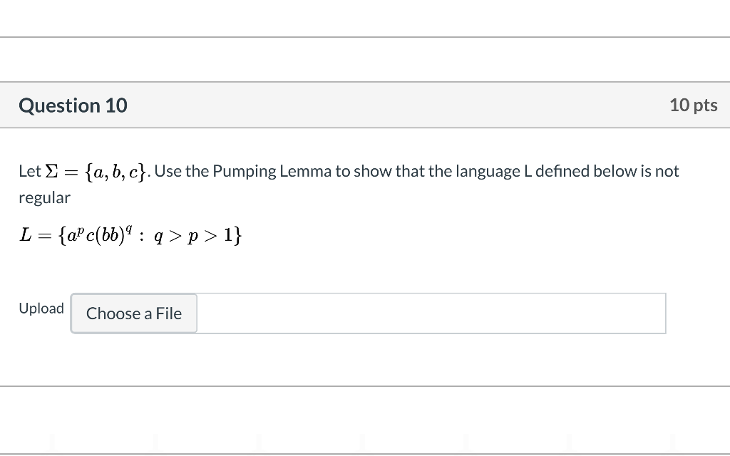 Solved Question 10 please answer, need help! Let Σ = | Chegg.com