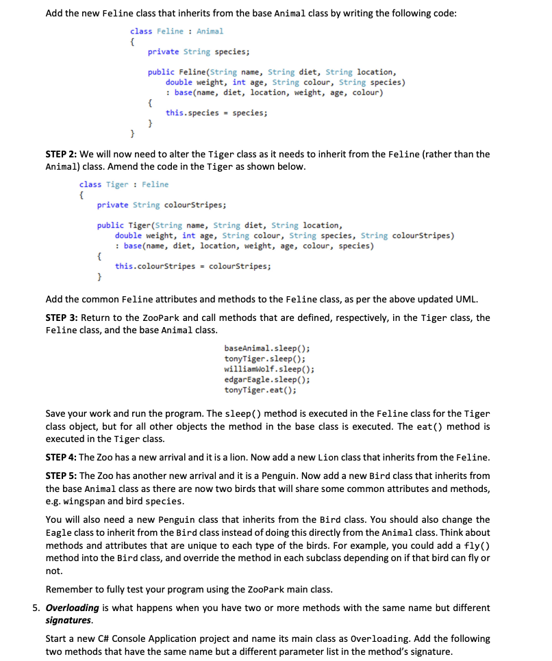Solved STEP 5: It is time to be creative; so decide on a new | Chegg.com