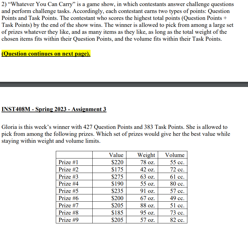 Solved Solve the BP model using Xpress Workbench, | Chegg.com