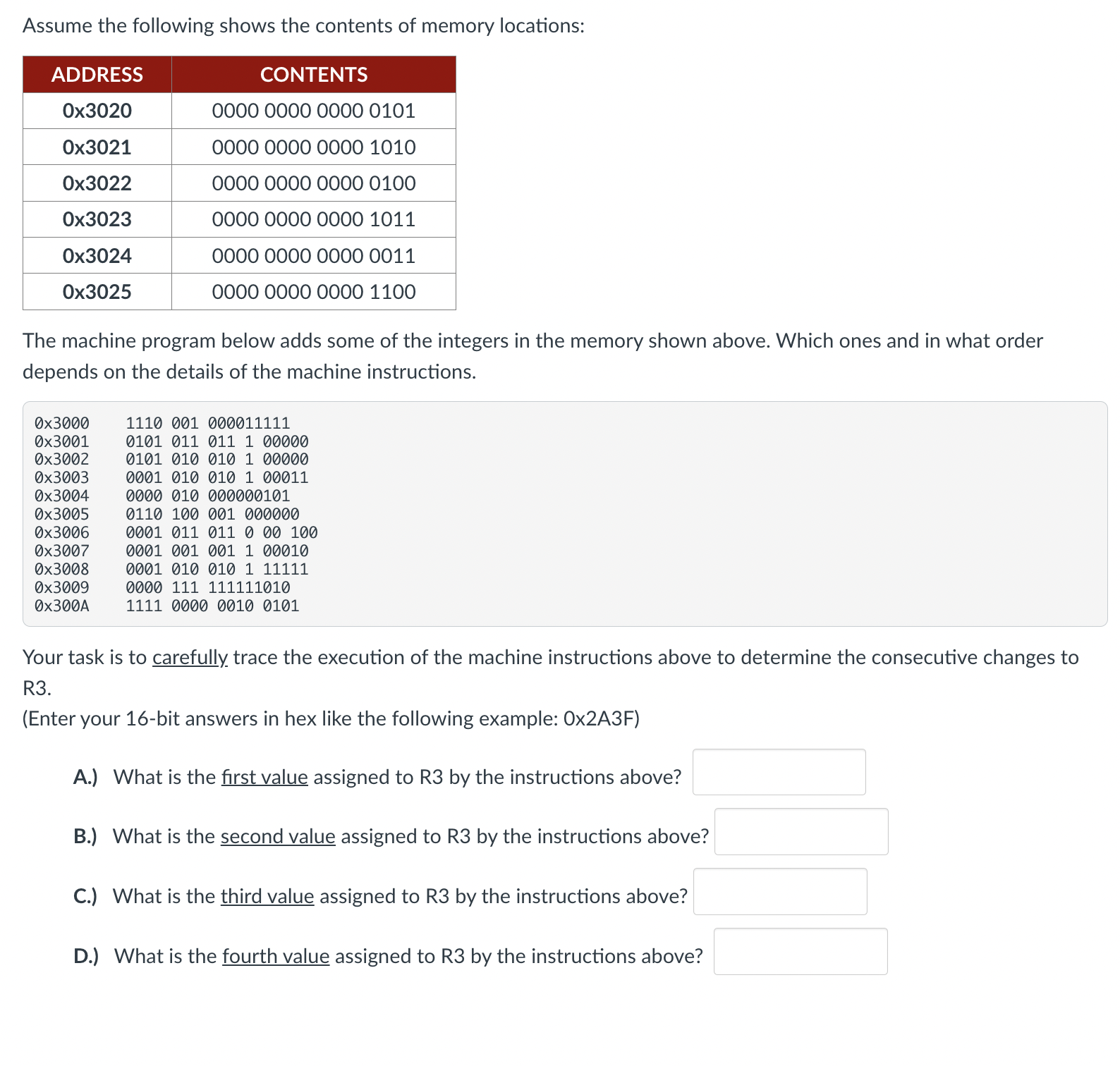 Solved Table of LC-3 Instructions: Notes: 1. BASE, SRC, | Chegg.com