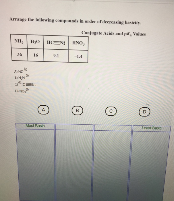Solved For each compound, select the more basic nitrogen | Chegg.com
