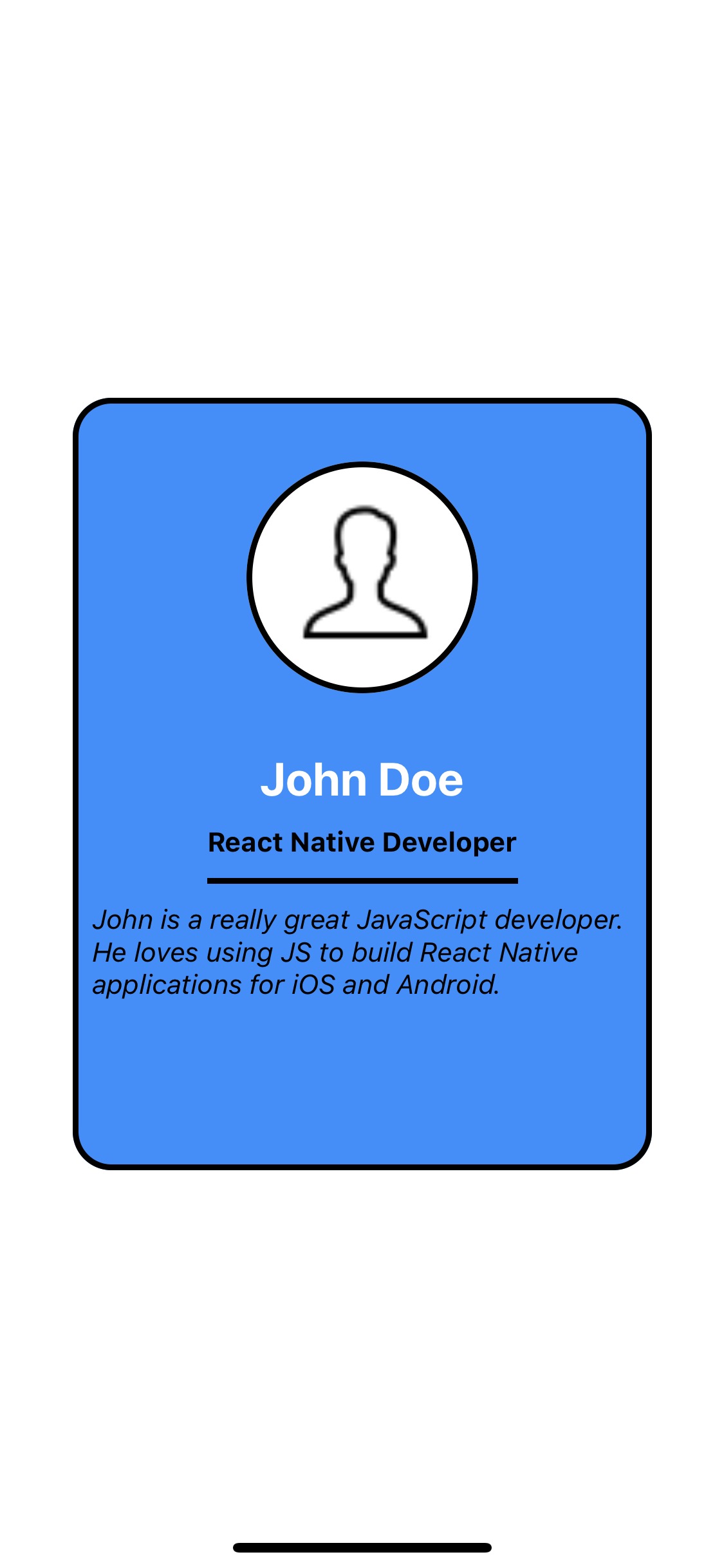 Solved I am working on this project with profile cards, I | Chegg.com