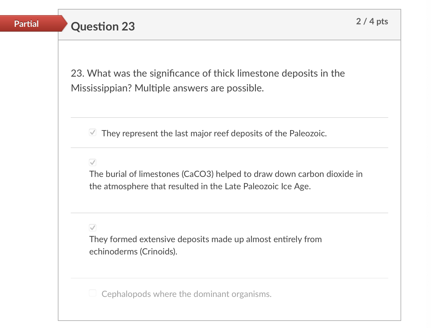 Solved Question 23What was the significance of thick | Chegg.com