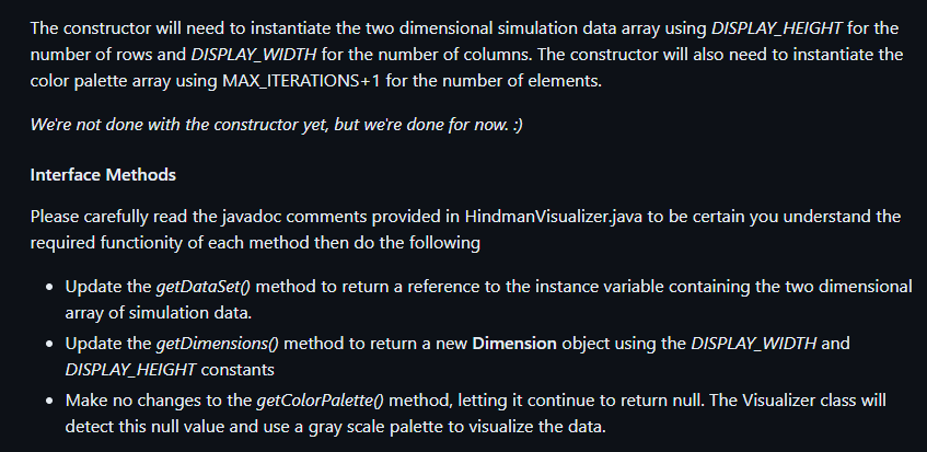 Solved The constructor will need to instantiate the two | Chegg.com