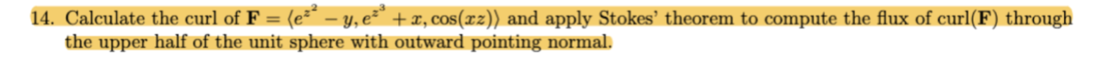 Solved 14. Calculate the curl of \\( | Chegg.com