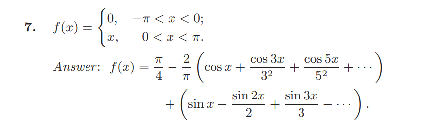 1 to 11. For each of the periodic functions in | Chegg.com